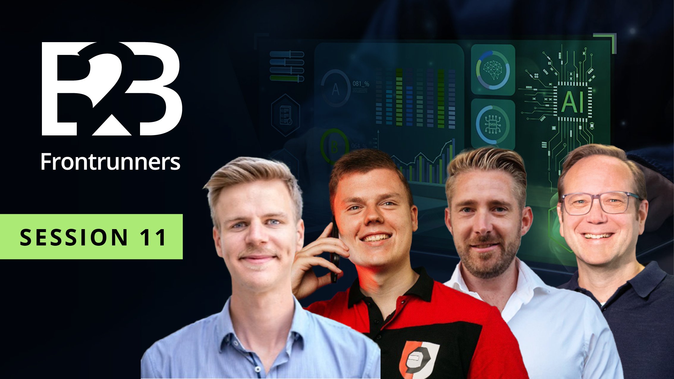 B2B Frontrunners Session #11: Boost your B2B commerce success with data-driven insights and impact