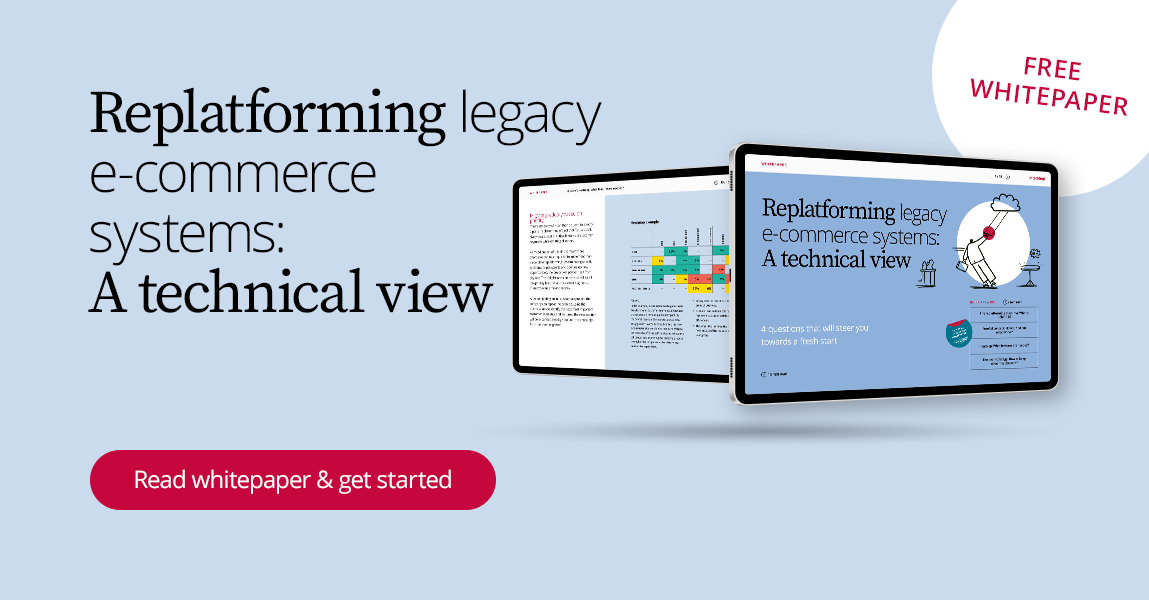 Replatforming legacy e-commerce systems: A technical view